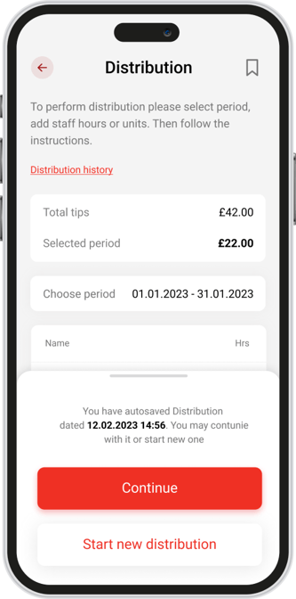 Cashless tipping platform for Restaurant and Pubs