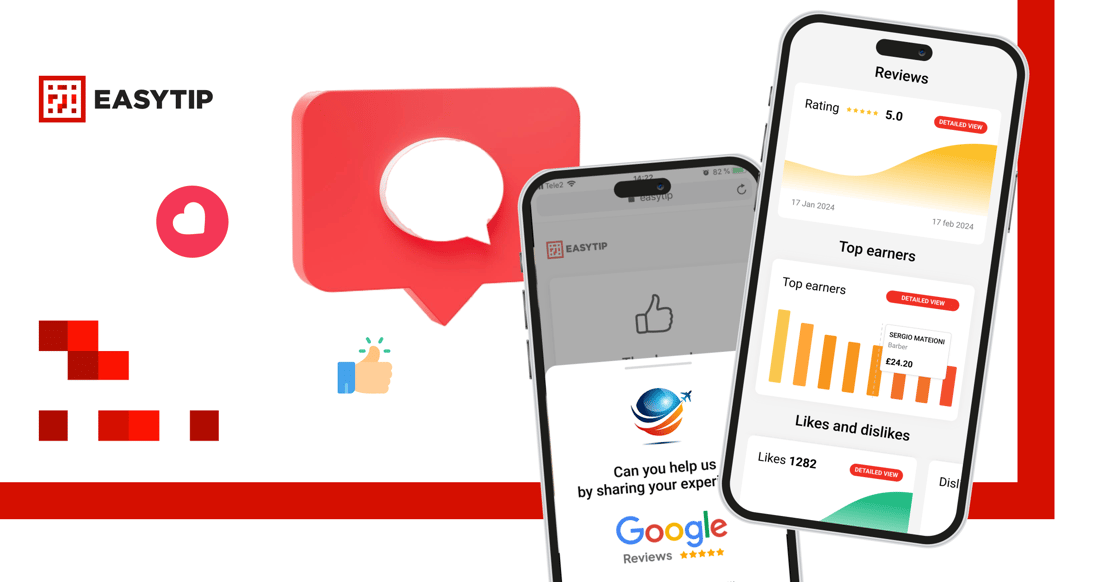 Our cashless tipping platform makes digital tips hassle-free