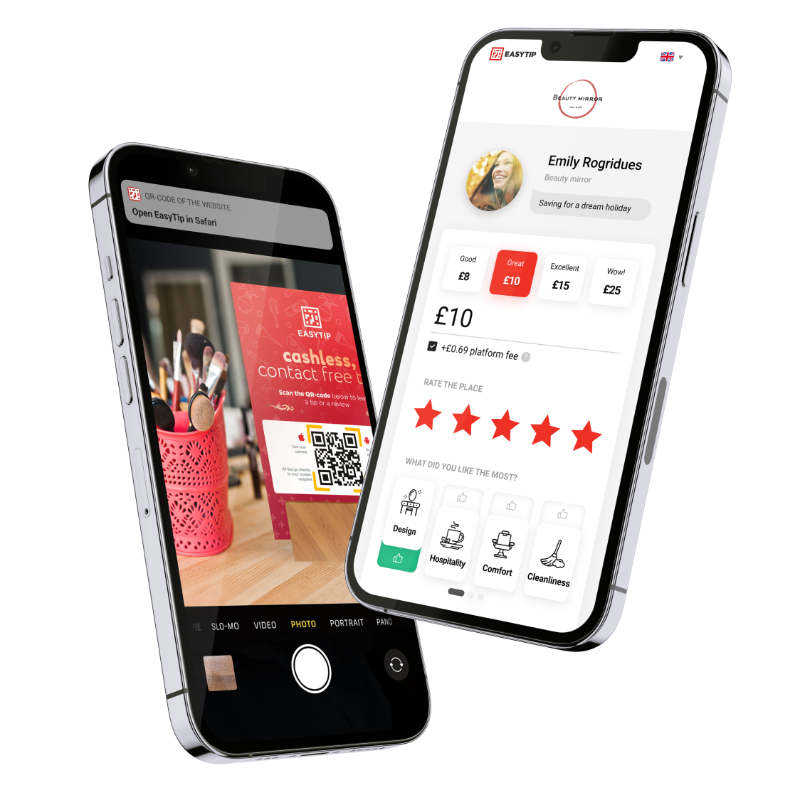 Cashless Tipping Solution for Salons and Spas